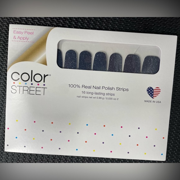 Color Street | Makeup | Color Street Moon River Glitter Nail Strips ...